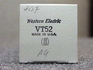 VT52 Western Electric - 中古オーディオ 高価買取・販売 ハイファイ堂
