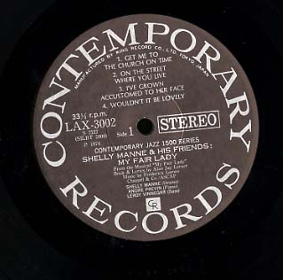 MY FAIR LADY SHELLY MANNE(ds) - 中古オーディオ 高価買取・販売 ハイファイ堂