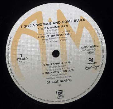 I GOT A WOMAN AND SOME BLUES GEORGE BENSON(g) - 中古オーディオ 高価買取・販売 ハイファイ堂