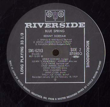 BLUE SPRING KENNY DORHAM(tp) - 中古オーディオ 高価買取・販売 ハイファイ堂