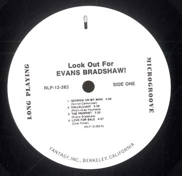 LOOK OUT FOR EVANS BRADSHAW ! EVANS BRADSHAW(p) - 中古オーディオ 高価買取・販売 ハイファイ堂