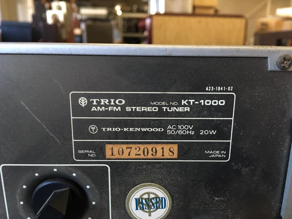 KT-1000 TRIO - 中古オーディオ 高価買取・販売 ハイファイ堂