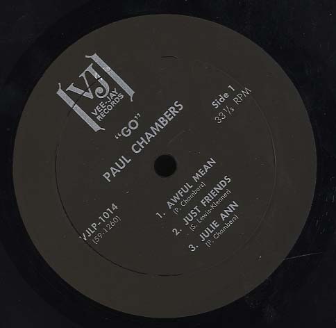 GO.../PAUL CHAMBERS PAUL CHAMBERS(b) - 中古オーディオ 高価買取・販売 ハイファイ堂
