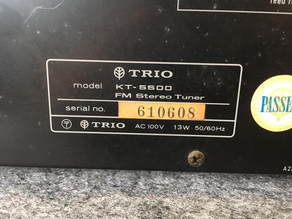KT-5500 TRIO - 中古オーディオ 高価買取・販売 ハイファイ堂