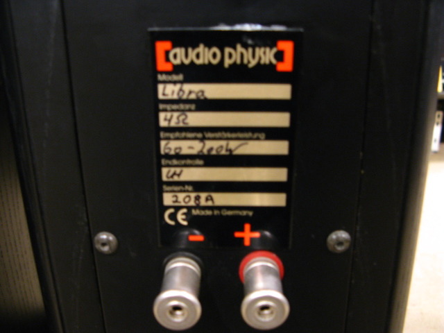 Libra AUDIO PHYSIC - 中古オーディオ 高価買取・販売 ハイファイ堂