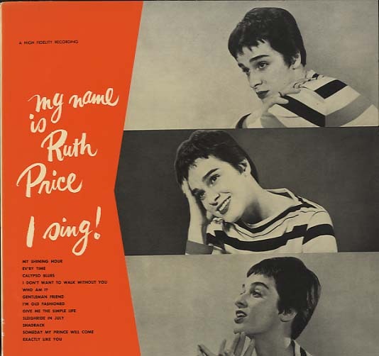 MY NAME IS RUTH PRICE. . . I SING/RUTH PRICE RUTH PRICE(vo) - 中古オーディオ ...