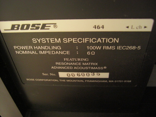 464 BOSE - 中古オーディオ 高価買取・販売 ハイファイ堂