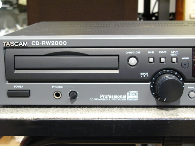 CD-RW2000 TASCAM - 中古オーディオ 高価買取・販売 ハイファイ堂