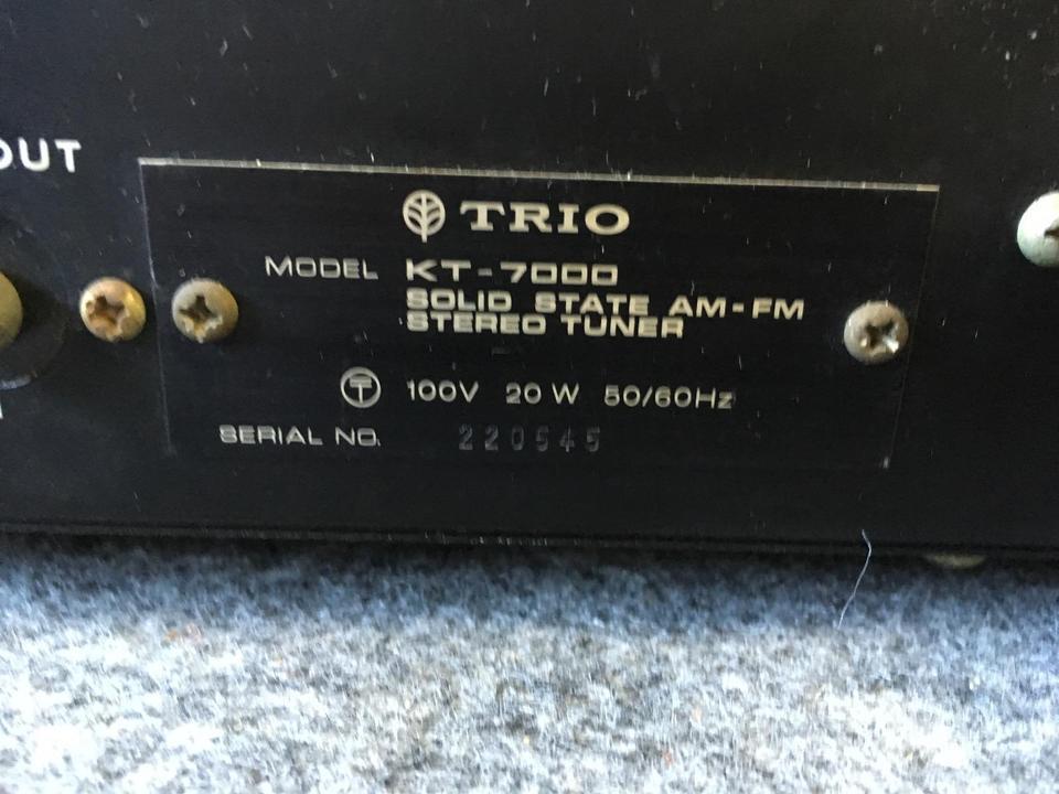 KT-7000 TRIO - 中古オーディオ 高価買取・販売 ハイファイ堂