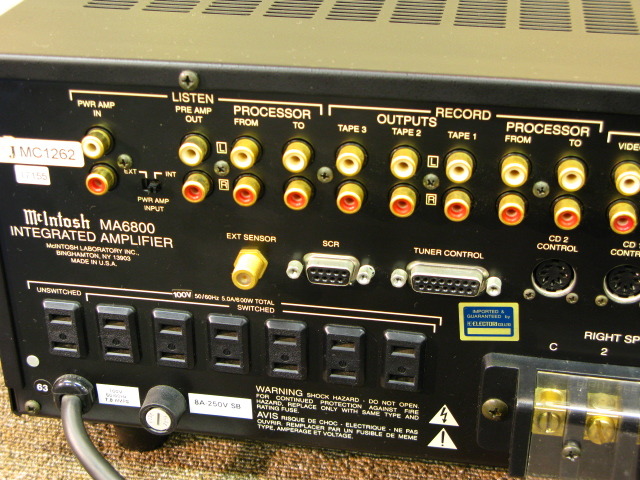 MA6800 McIntosh - 中古オーディオ 高価買取・販売 ハイファイ堂