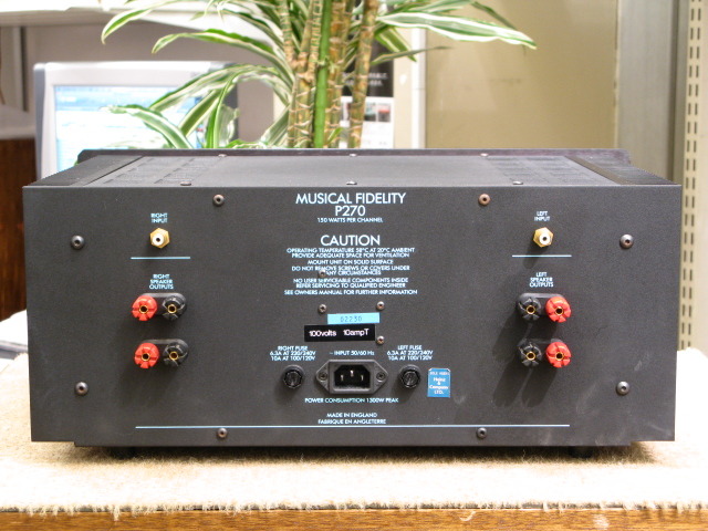 P270-2 MUSICAL FIDELITY - 中古オーディオ 高価買取・販売 ハイファイ堂
