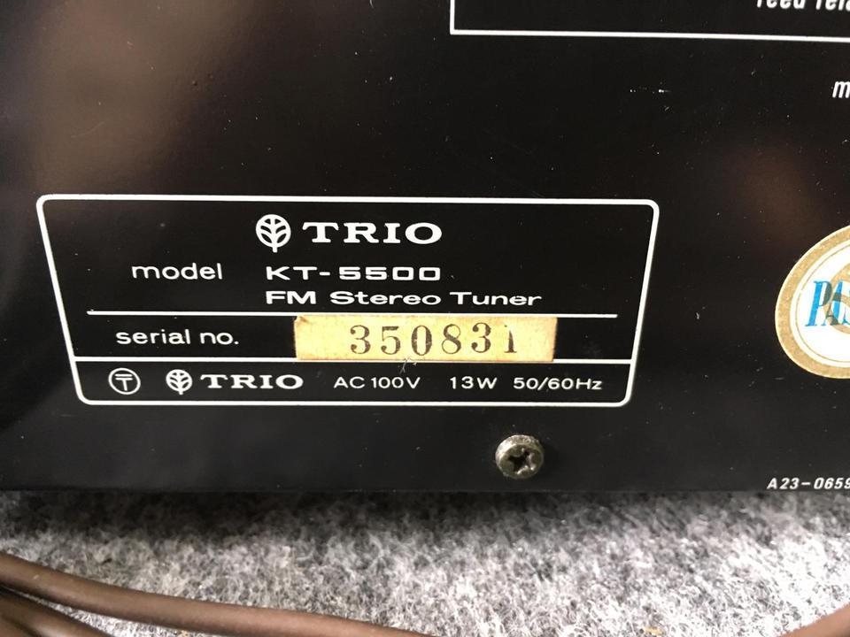 KT-5500 TRIO - 中古オーディオ 高価買取・販売 ハイファイ堂