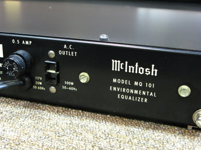 MQ101 McIntosh - 中古オーディオ 高価買取・販売 ハイファイ堂