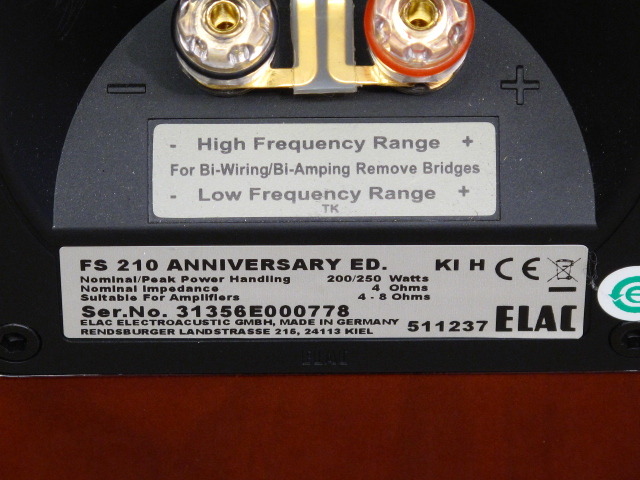 FS210 ANNIVERSARY ED ELAC - 中古オーディオ 高価買取・販売 ハイファイ堂