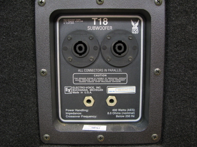 T18 ELECTRO VOICE - 中古オーディオ 高価買取・販売 ハイファイ堂