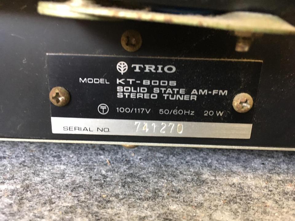 KT-8005 TRIO - 中古オーディオ 高価買取・販売 ハイファイ堂