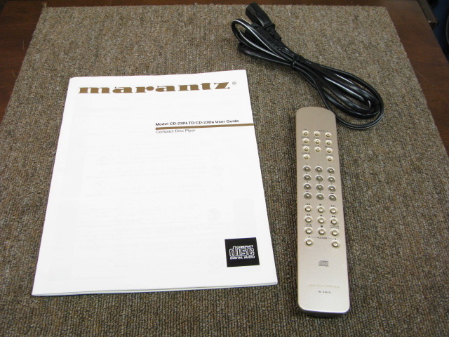 CD-23Da marantz - 中古オーディオ 高価買取・販売 ハイファイ堂