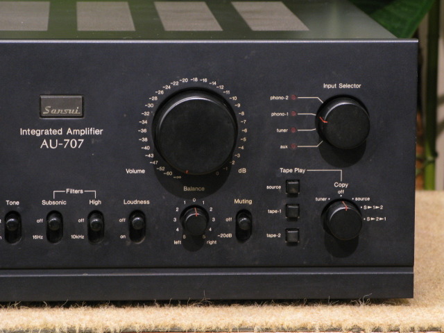 AU-707 SANSUI - 中古オーディオ 高価買取・販売 ハイファイ堂