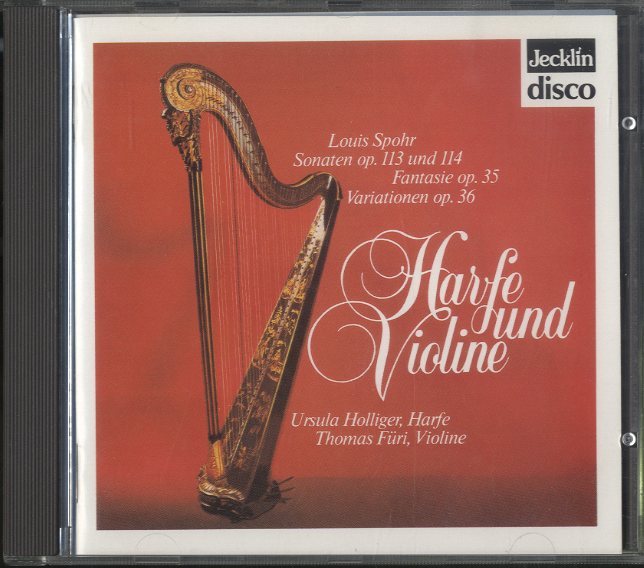 ルイス・シュポア：ヴァイオリンとハープのためのソナタOp113、114、ハープのための変奏曲OP36、同幻想曲Op35 - 中古オーディオ ...