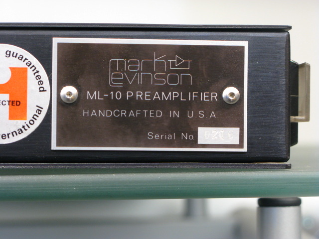 ML-10L Mark Levinson - 中古オーディオ 高価買取・販売 ハイファイ堂