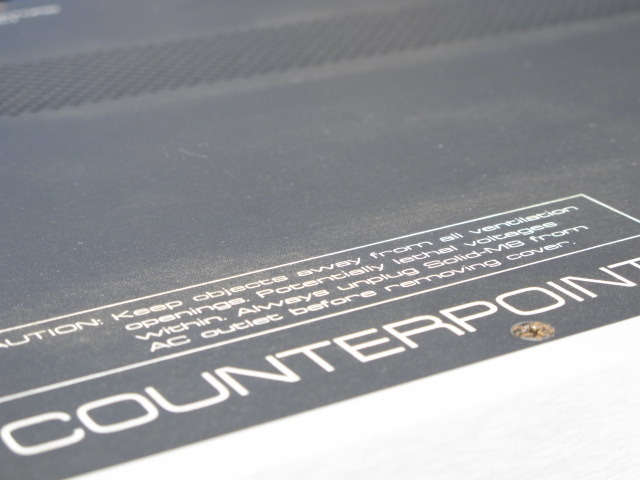 SOLID-M8 COUNTER POINT - 中古オーディオ 高価買取・販売 ハイファイ堂