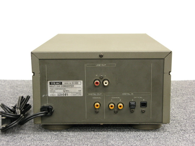 D-500 TEAC - 中古オーディオ 高価買取・販売 ハイファイ堂