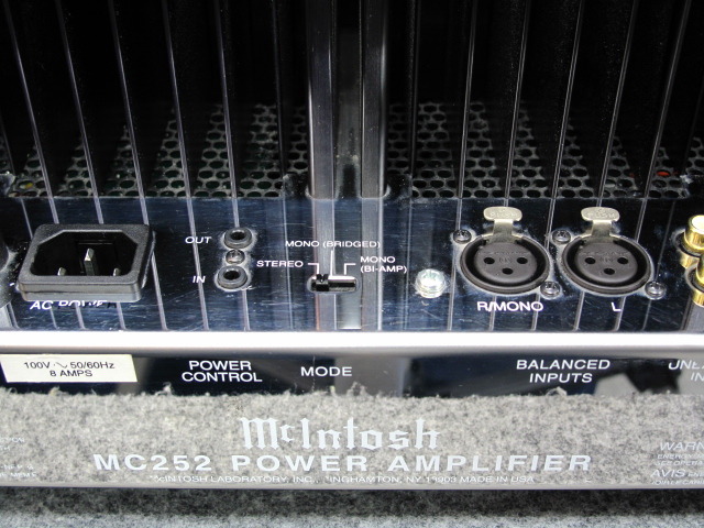 MC252 McIntosh - 中古オーディオ 高価買取・販売 ハイファイ堂