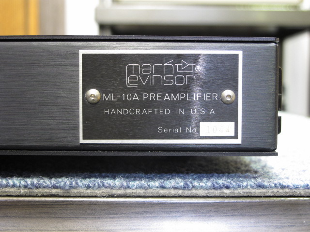 ML-10A Mark Levinson - 中古オーディオ 高価買取・販売 ハイファイ堂