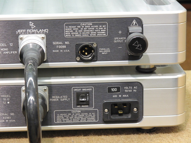 MODEL 12 JEFF ROWLAND - 中古オーディオ 高価買取・販売 ハイファイ堂