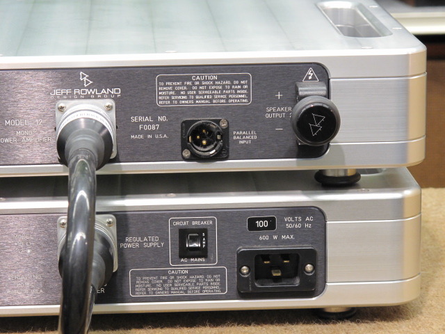 MODEL 12 JEFF ROWLAND - 中古オーディオ 高価買取・販売 ハイファイ堂
