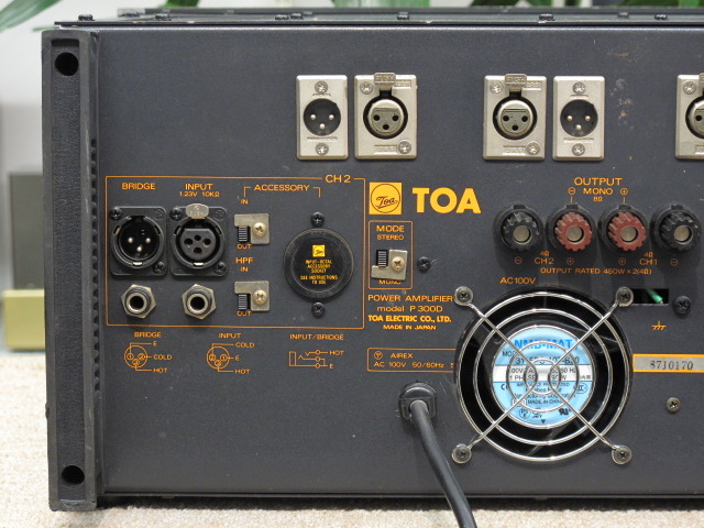 P300D TOA - 中古オーディオ 高価買取・販売 ハイファイ堂