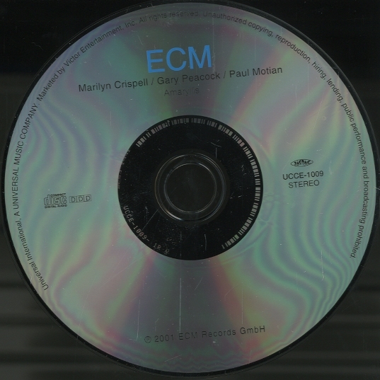 AMARYLLIS/MARILYN CRISPELL・GARYPEACOCK・PAUL MOTIAN MARILYN CRISPELL - 中古オーディオ 高価買取・販売 ハイファイ堂
