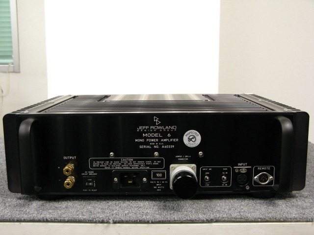 MODEL 6 JEFF ROWLAND - 中古オーディオ 高価買取・販売 ハイファイ堂