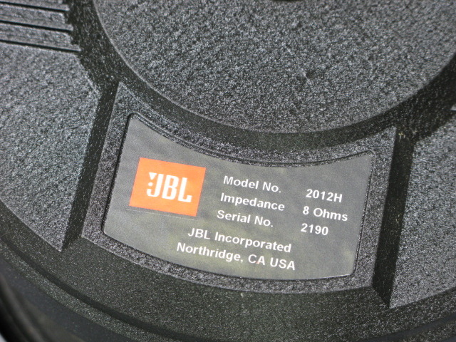 2012H JBL - 中古オーディオ 高価買取・販売 ハイファイ堂