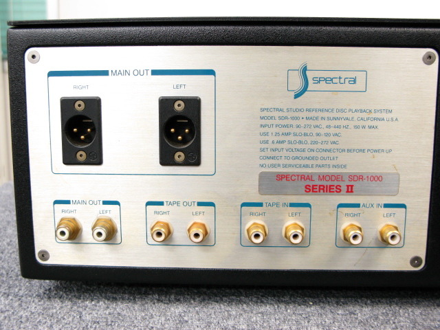 SDR-1000 SPECTRAL - 中古オーディオ 高価買取・販売 ハイファイ堂