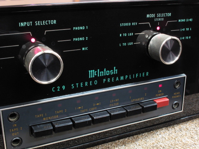 C29 McIntosh - 中古オーディオ 高価買取・販売 ハイファイ堂