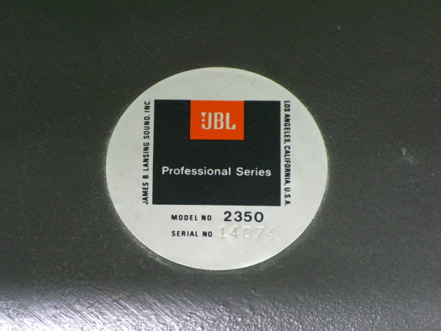 2350+2328 JBL - 中古オーディオ 高価買取・販売 ハイファイ堂