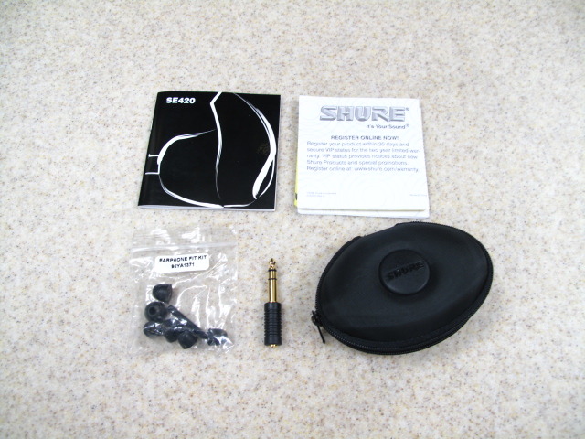 SE420 SHURE - 中古オーディオ 高価買取・販売 ハイファイ堂
