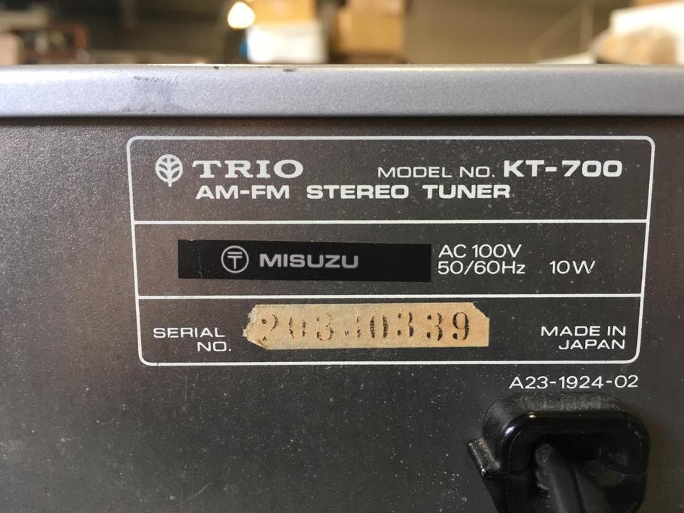 KT-700 TRIO - 中古オーディオ 高価買取・販売 ハイファイ堂