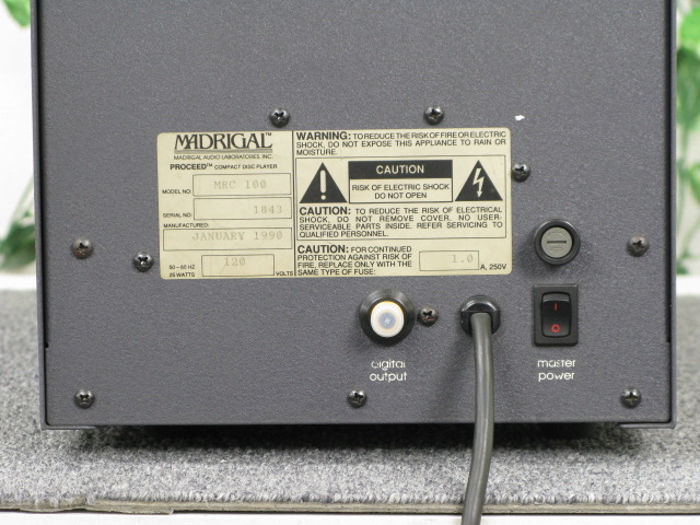 MRC100 PROCEED - 中古オーディオ 高価買取・販売 ハイファイ堂