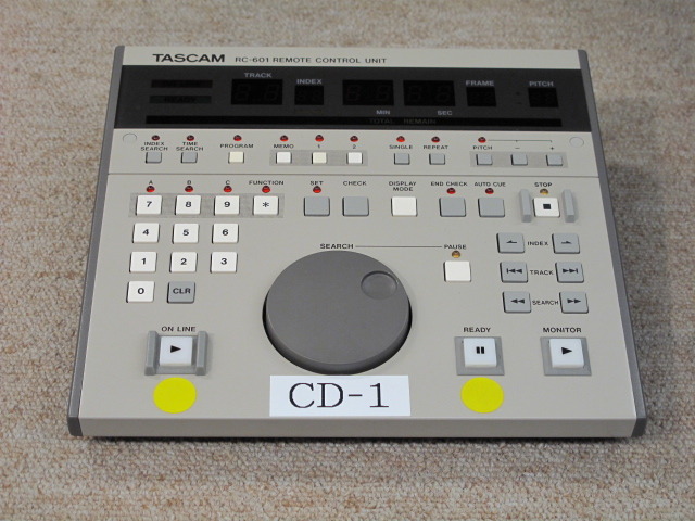 CD-601+RC-601 TASCAM - 中古オーディオ 高価買取・販売 ハイファイ堂