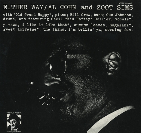 EITHER WAY/AL COHN & ZOOT SIMS AL COHN & ZOOT SIMS - 中古オーディオ 高価買取・販売 ハイファイ堂
