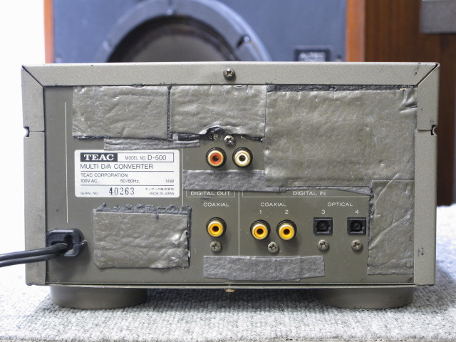 D-500 TEAC - 中古オーディオ 高価買取・販売 ハイファイ堂