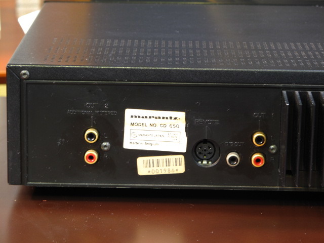 CD650 marantz - 中古オーディオ 高価買取・販売 ハイファイ堂