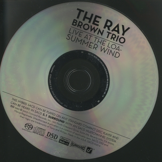 LIVE AT THE LOA - SUMMER WIND/RAY BROWN RAY BROWN - 中古オーディオ 高価買取・販売 ハイファイ堂