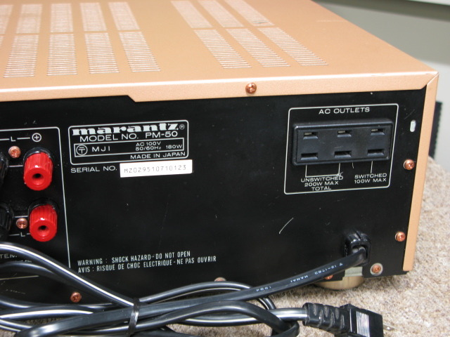 PM-50 marantz - 中古オーディオ 高価買取・販売 ハイファイ堂