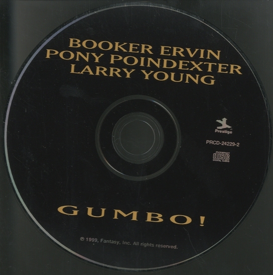 GUMBO!/PONY POINDEXTER & BOOKER ERVIN PONY POINDEXTER & BOOKER ERVIN - 中古オーディオ 高価買取・販売 ハイファイ堂