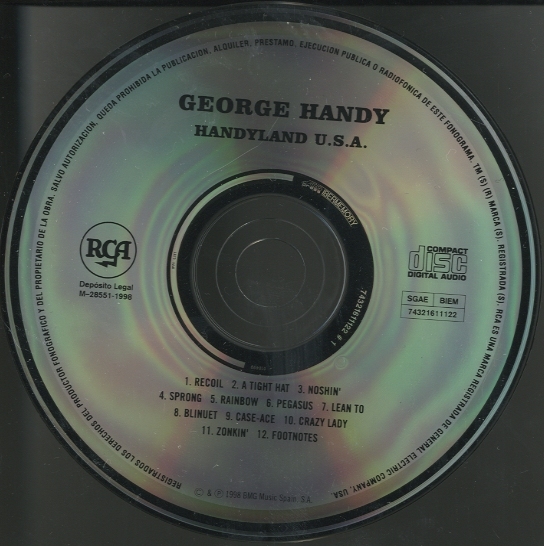 HANDYLAND U.S.A./GEORGE HANDY GEORGE HANDY - 中古オーディオ 高価買取・販売 ハイファイ堂
