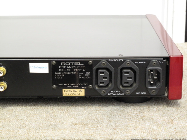 RHA-10 ROTEL - 中古オーディオ 高価買取・販売 ハイファイ堂