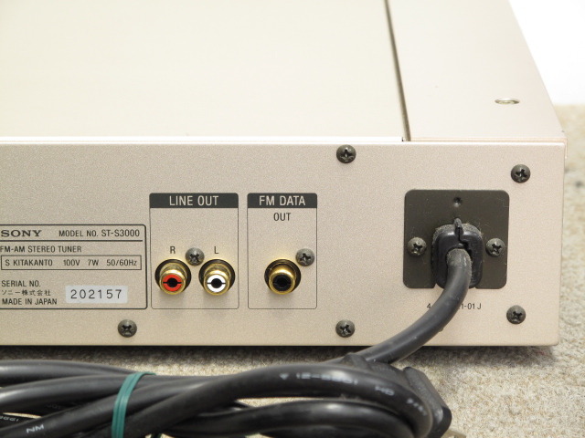 ST-S3000 SONY - 中古オーディオ 高価買取・販売 ハイファイ堂